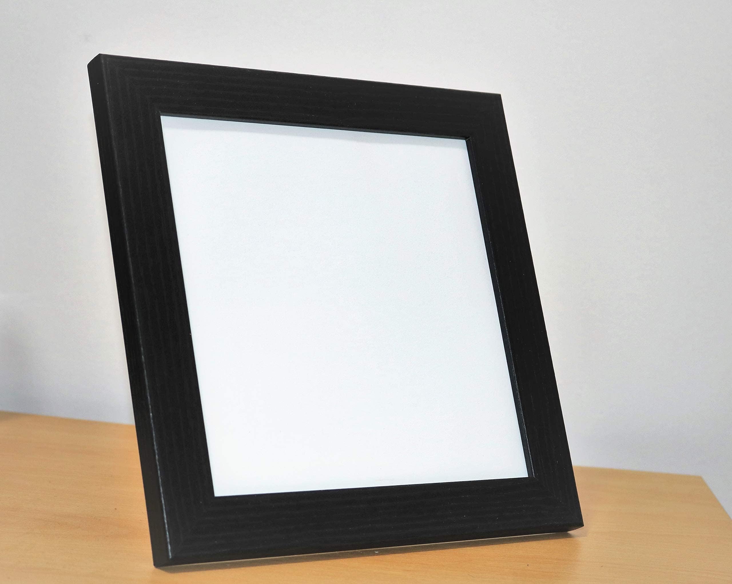 SQUARE BLACK,WHITE,OAK PICTURE FRAME (Black, 15 x 15 INCH) : Amazon.co ...