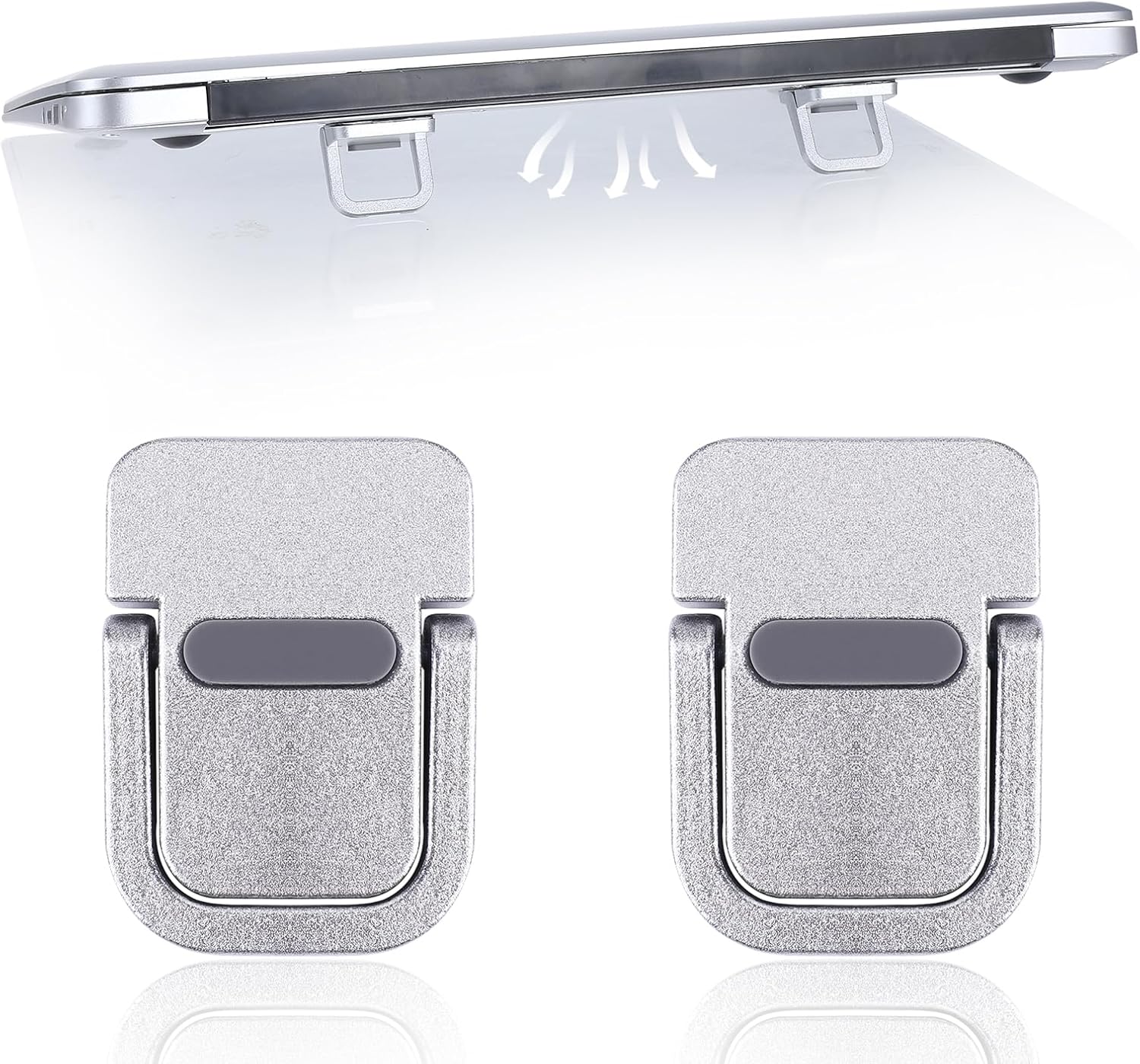 Mabor 2 Pcs Portable Keyboard Riser, Mini Laptop Stand Invisible ...