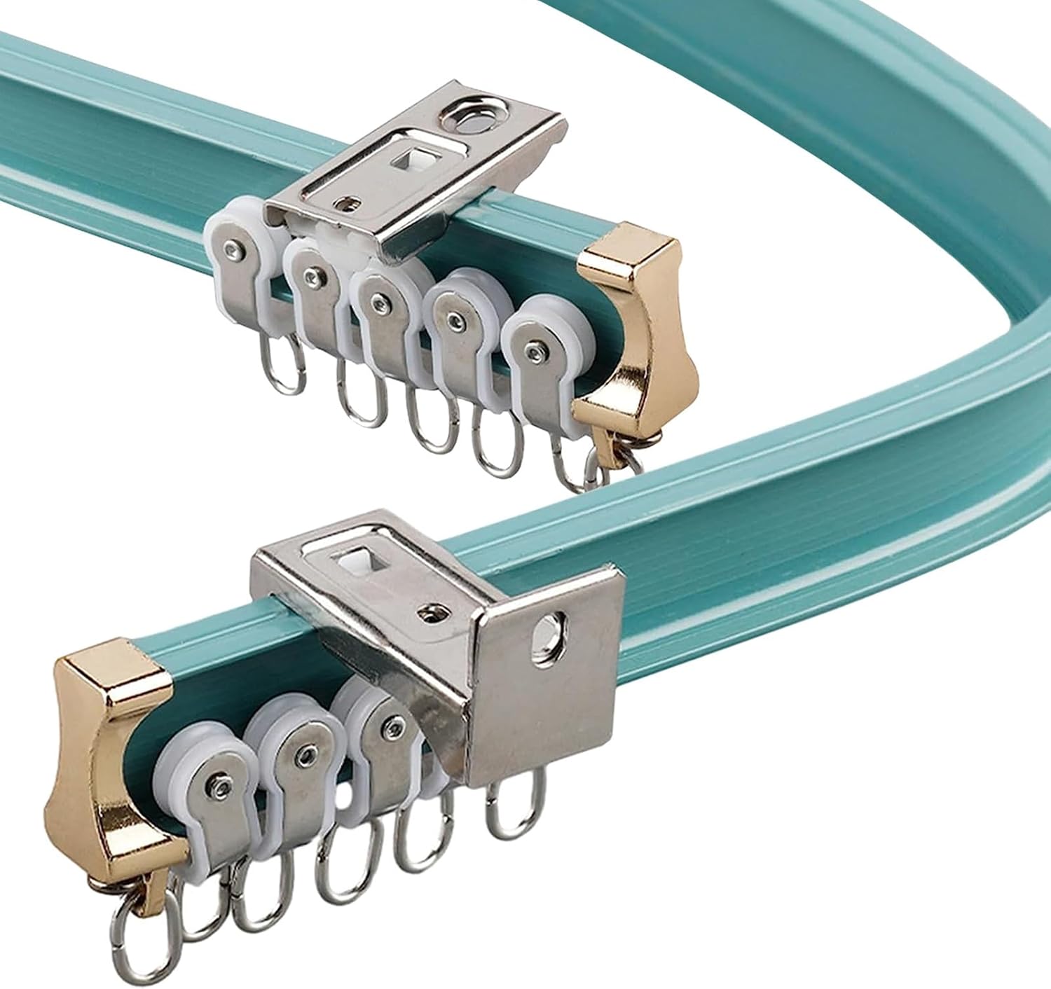 Flexible Bendable Curtain Track System 3M/4M/6M - Curved Ceiling/Rail ...