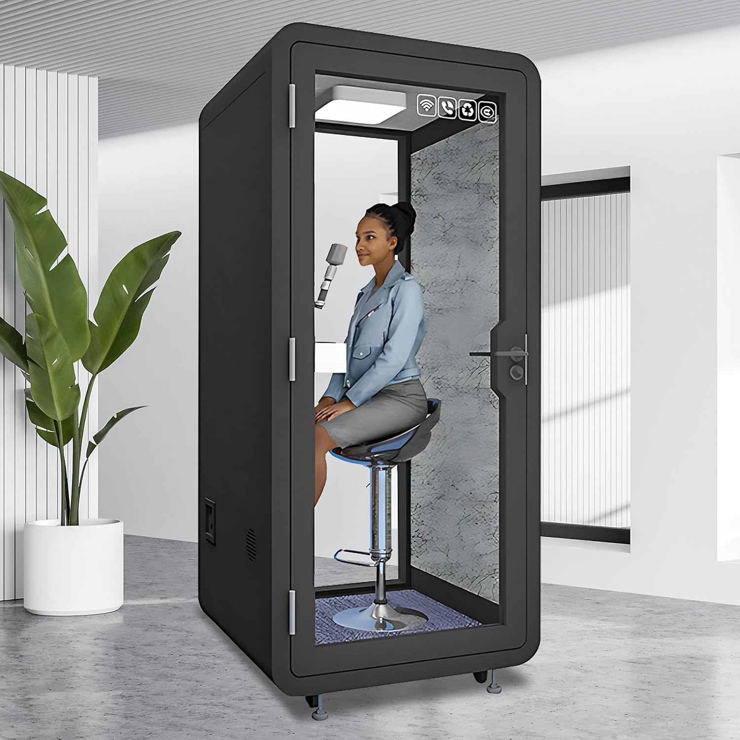 Amazon.com: X-Comfot Office Sound Booth with Audio Privacy - Portable ...