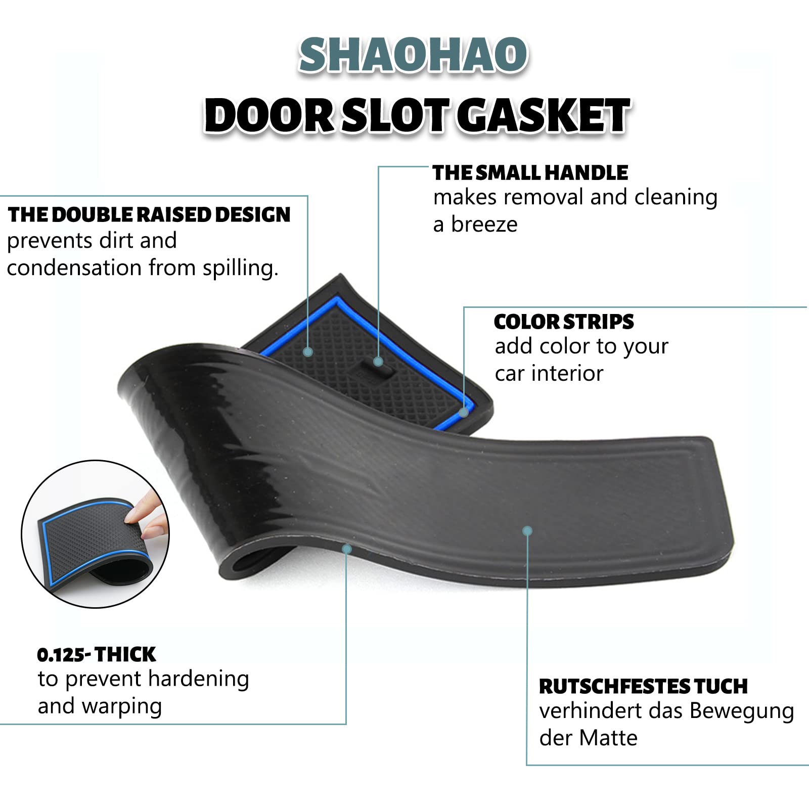 Snapklik.com : For 2024 2025 Hyundai Palisade Door Slot Mats 2025 ...