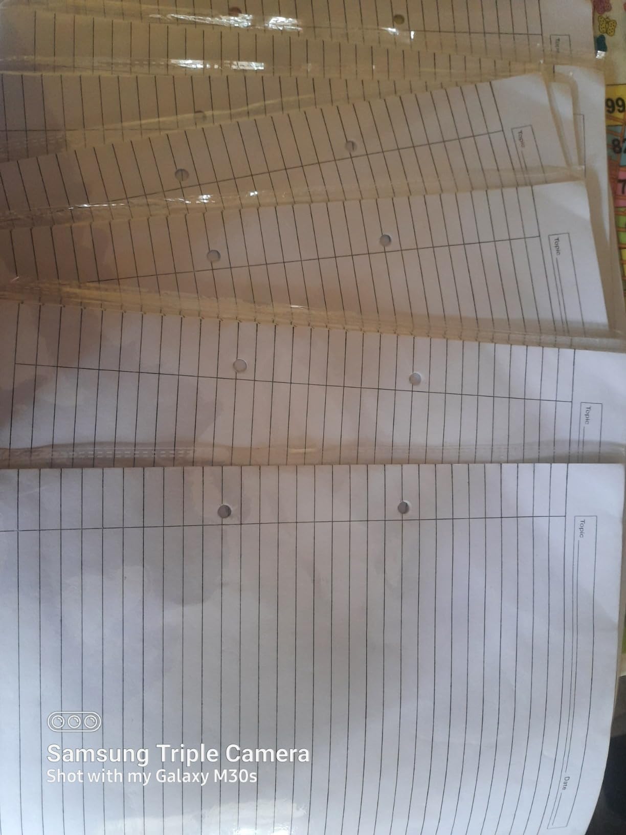 Rush both side ruled sheets a4 size bundle 100 sheets | Project Paper ...