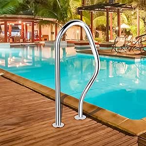 Amazon.com: Swimming Pool Handrails, 3-Bend Pool Safety Hand Rail, Pool ...