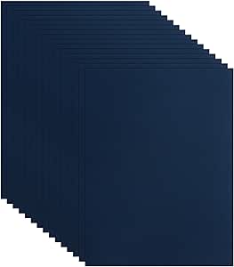 Amazon.com : Guakicae 40 Sheets Navy Blue Cardstock 8.5 x 11 Craft ...