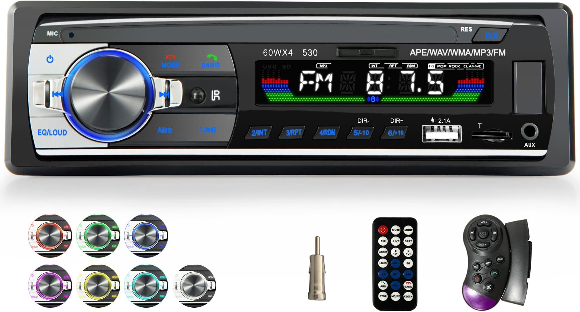 JVC KD-X282BT - USB, JVC Remote App, Android Music, Bluetooth, AUX Car ...