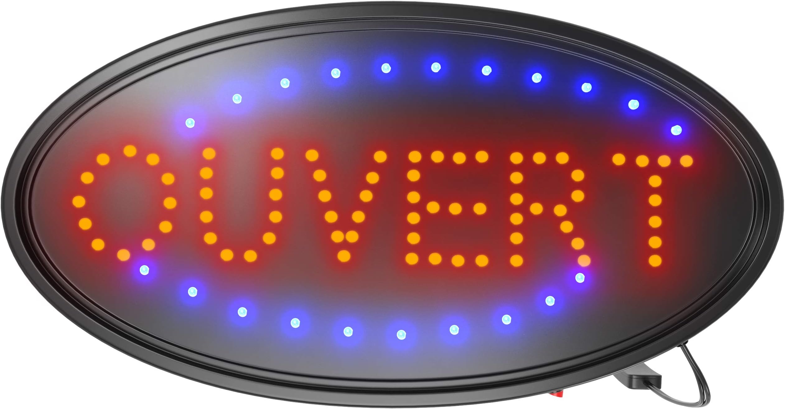 SEREEN® Signe Ouvert Pour les entreprises, Signe LED clignotante ovale ...