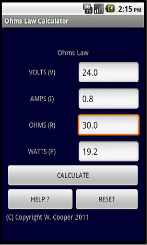 Ohms Law Calculator:Amazon.de:Appstore for Android