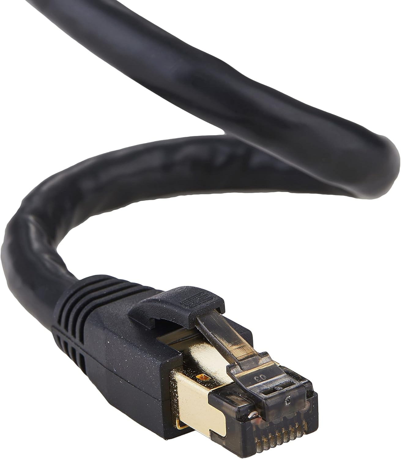 Amazon.com: Cables Direct Online Cat8 Black 50FT SFTP Ethernet Patch ...