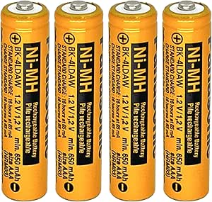 Ni-MH Battery AAA for Panasonic 1.2V 650mAh AAA Batteries Rechargeable ...
