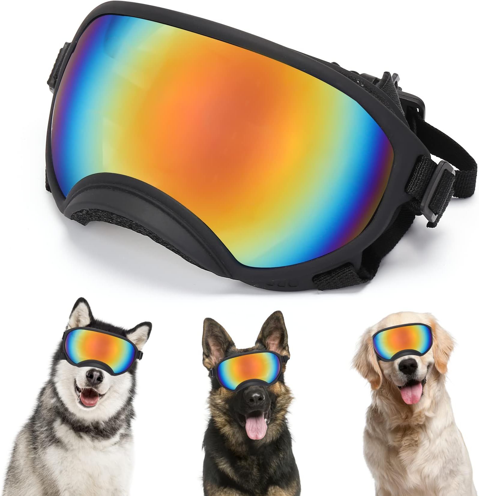 Amazon.com : HelloPet Dog Goggles Dog Sunglasses Glasses for Dogs Dog ...