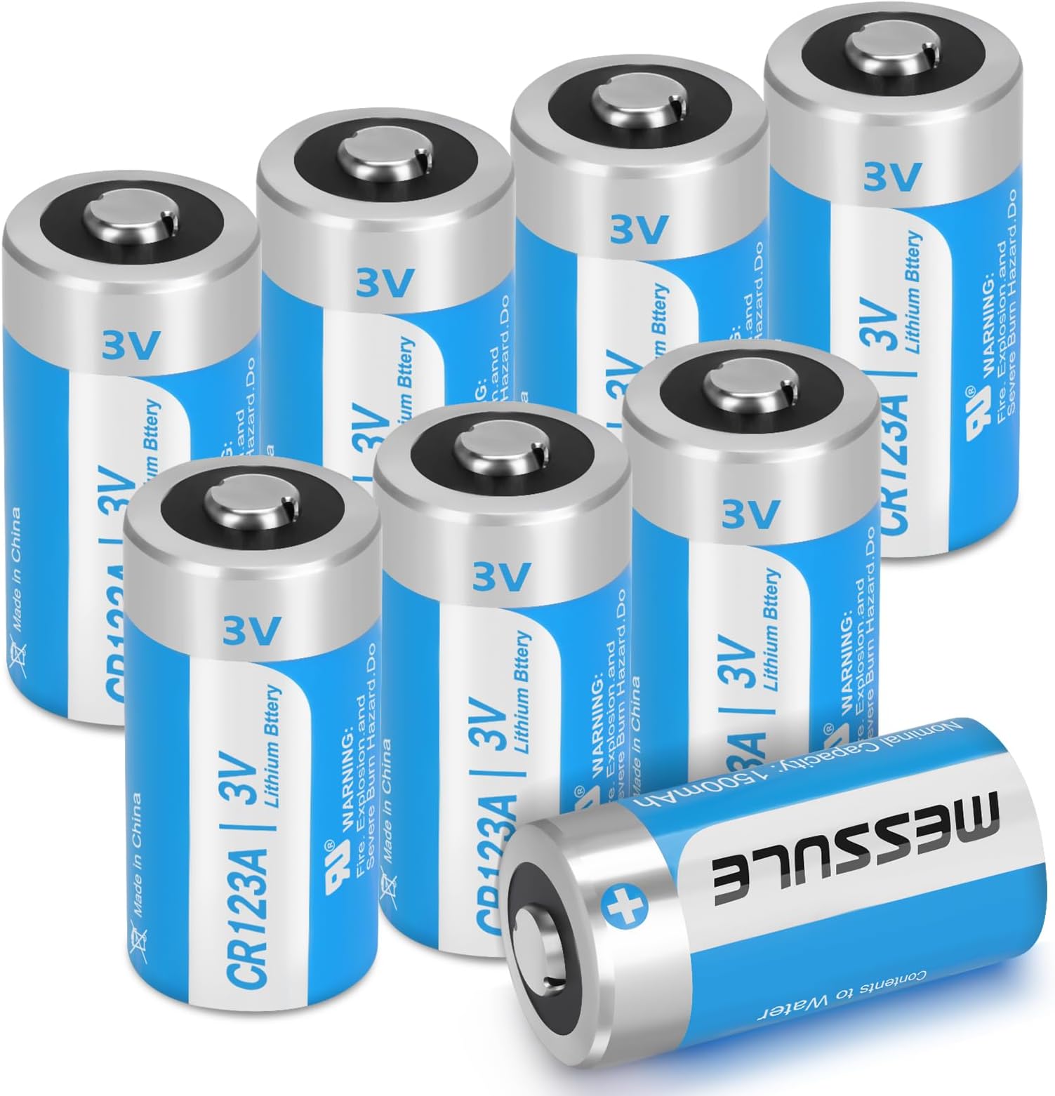 Amazon.com: Yuntunele Battery Replacement for CR123A 3V Lithium Battery ...