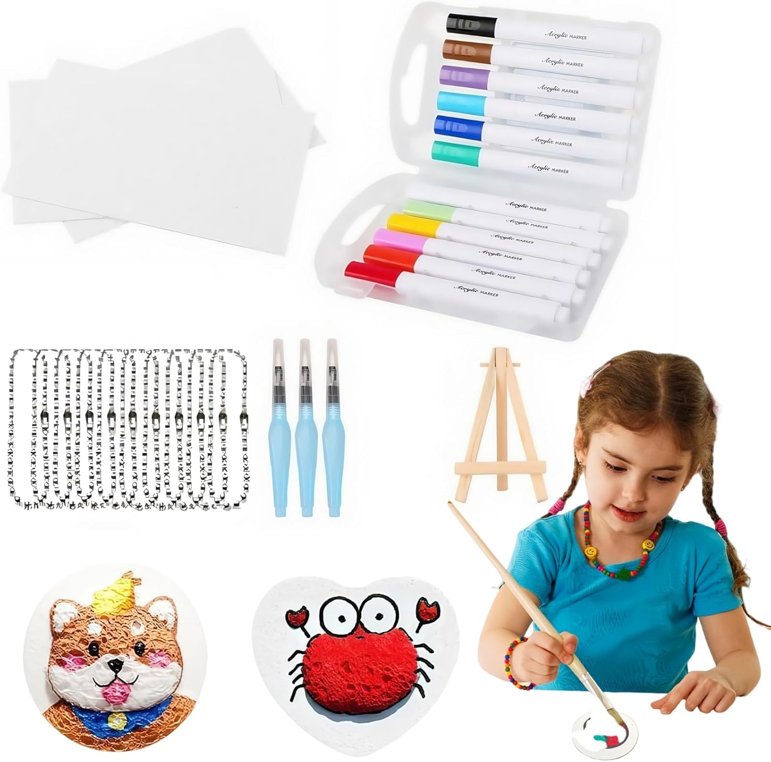 Magic Puffy Paint Kit,Magic Foam Texture Painting Kit,Diy Bubble ...