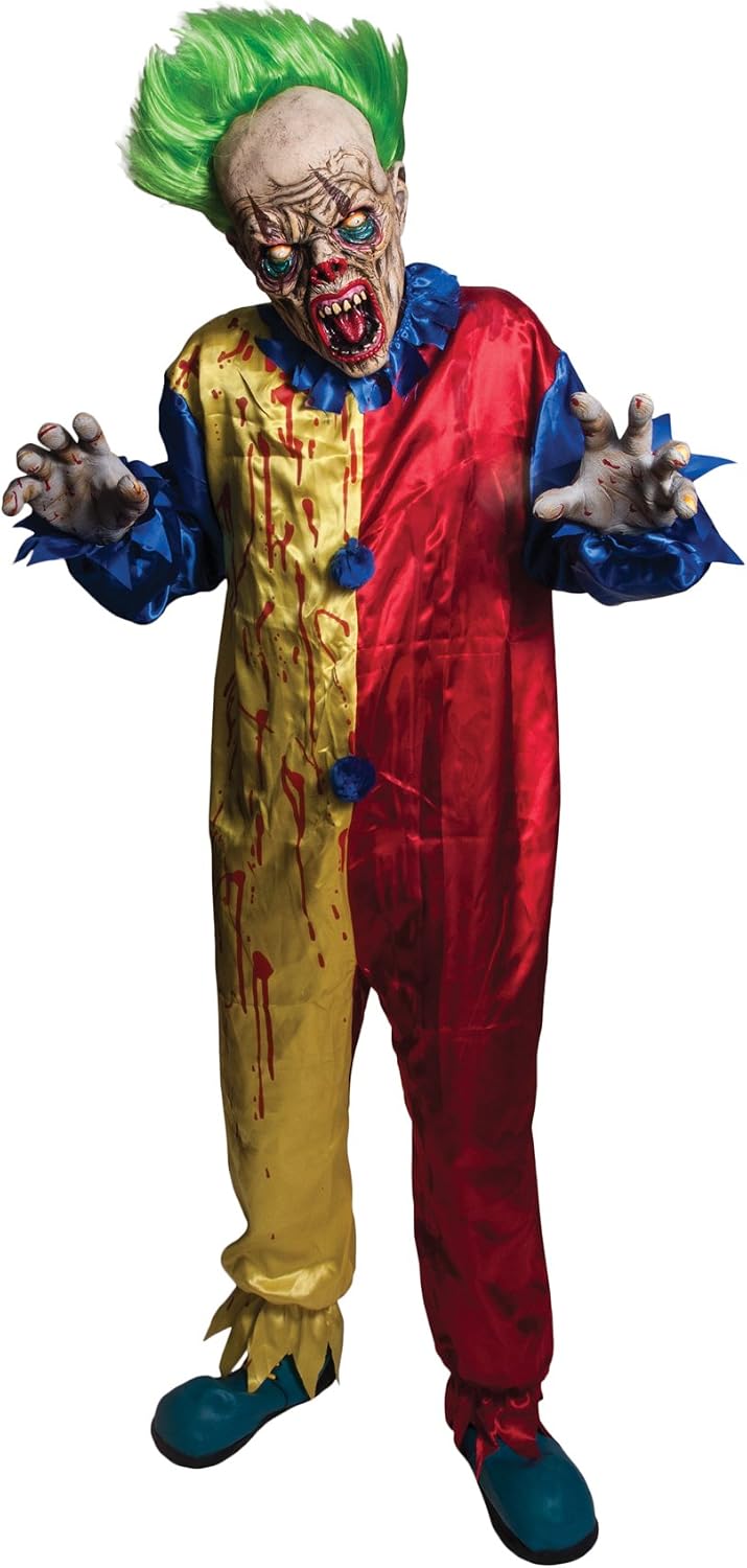 Amazon.com: Morbid Enterprises Morbo The Clown Costume Set : Clothing ...