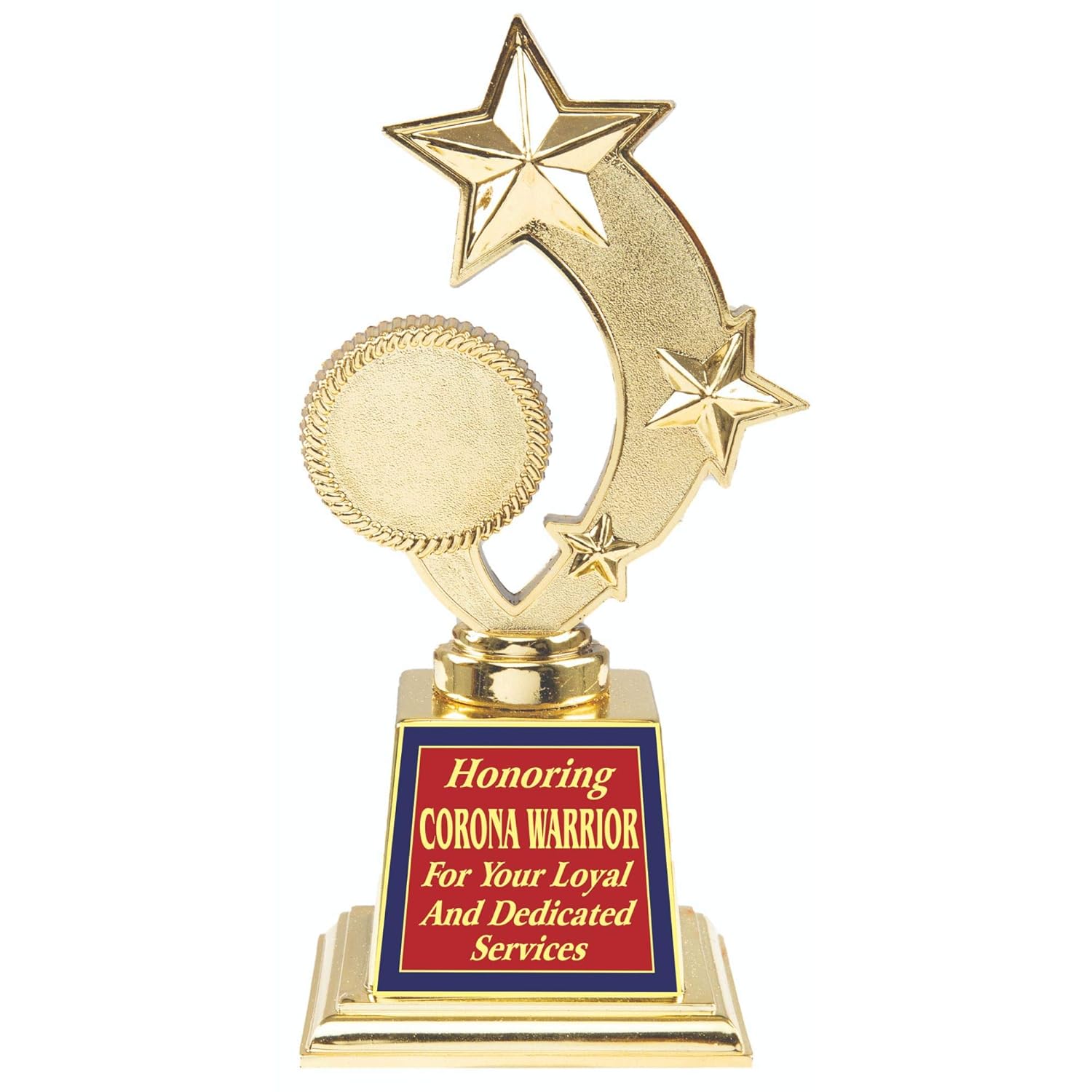 Aark India Corona Warrior Trophy : Award : Gift (PC001474) : Amazon.in ...