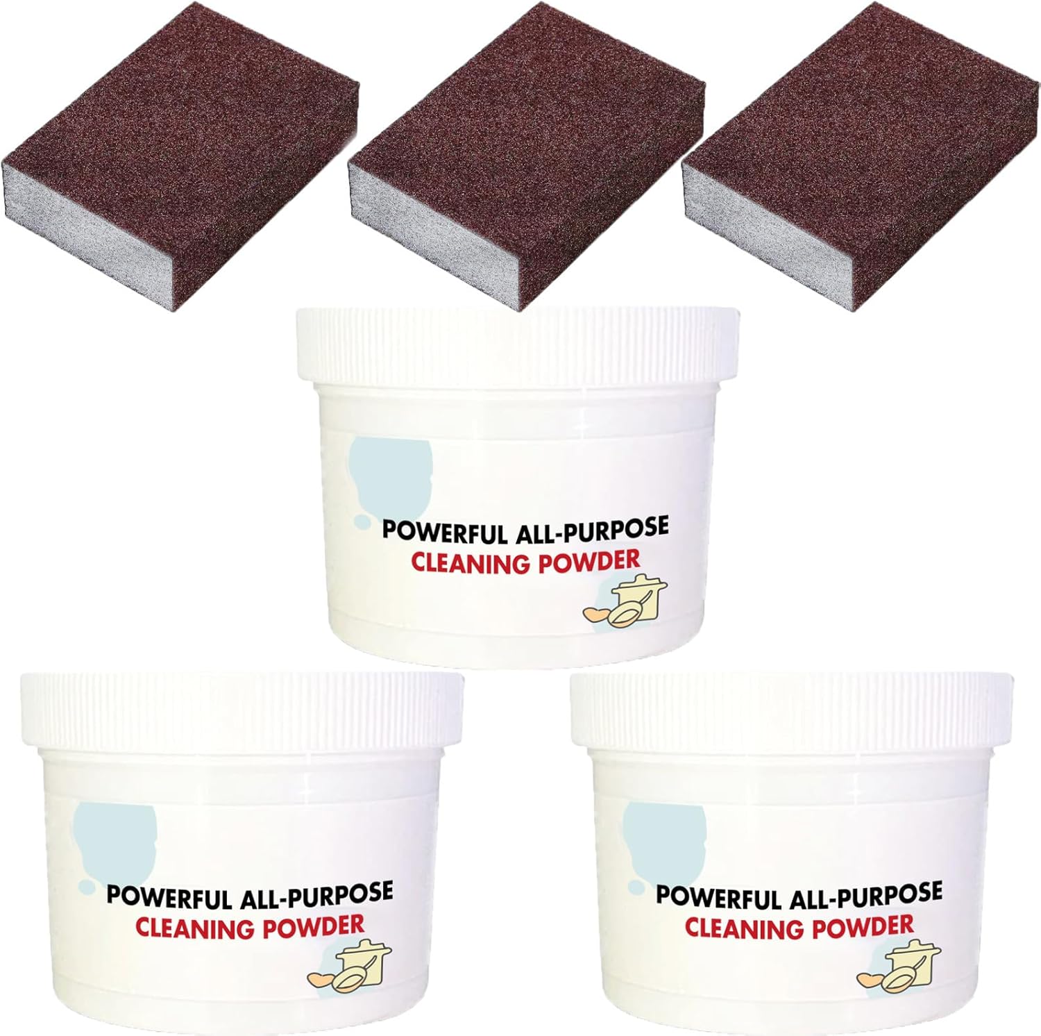 Amazon.co.jp: Powerful Kitchen All-purpose Powder Cleaner, Foam Rust ...