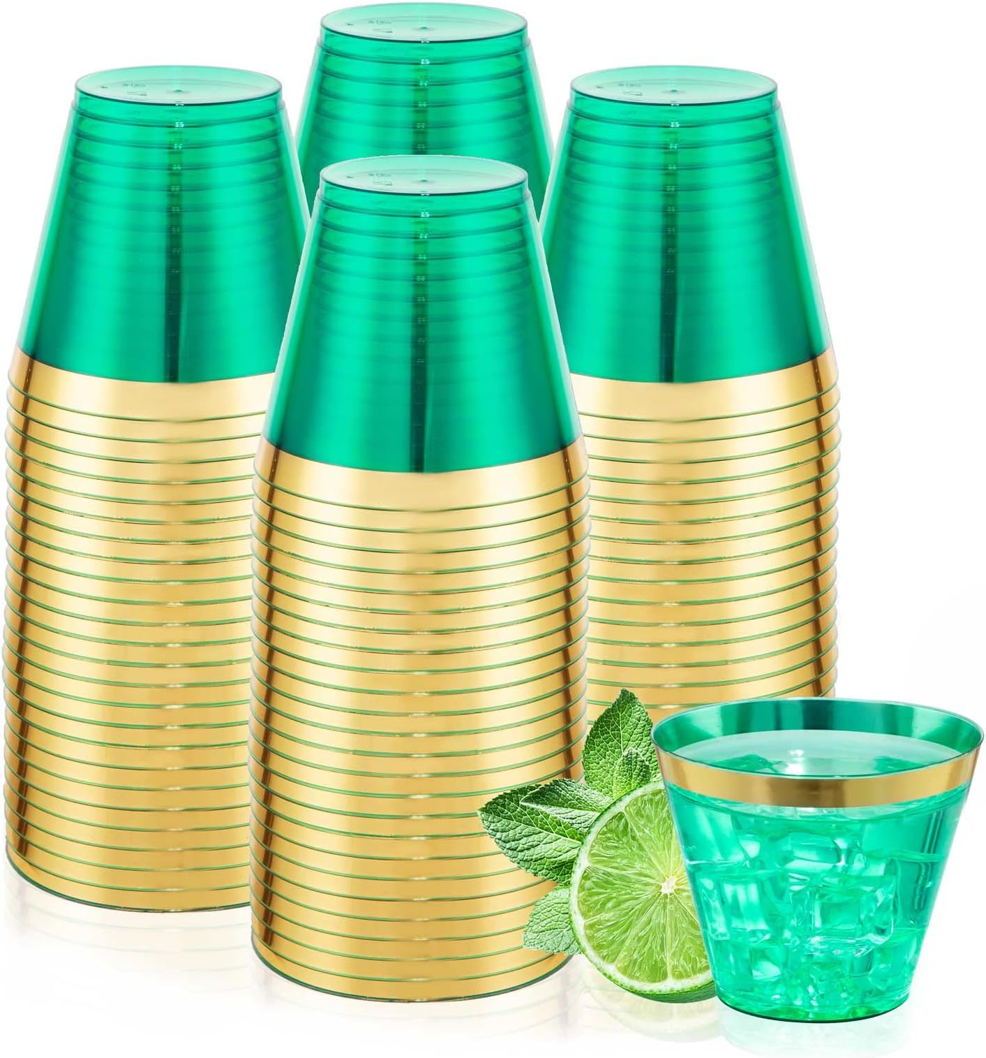 Amazon.com: Party Essentials Hard Plastic 25 Count Party Cups/Tumblers ...