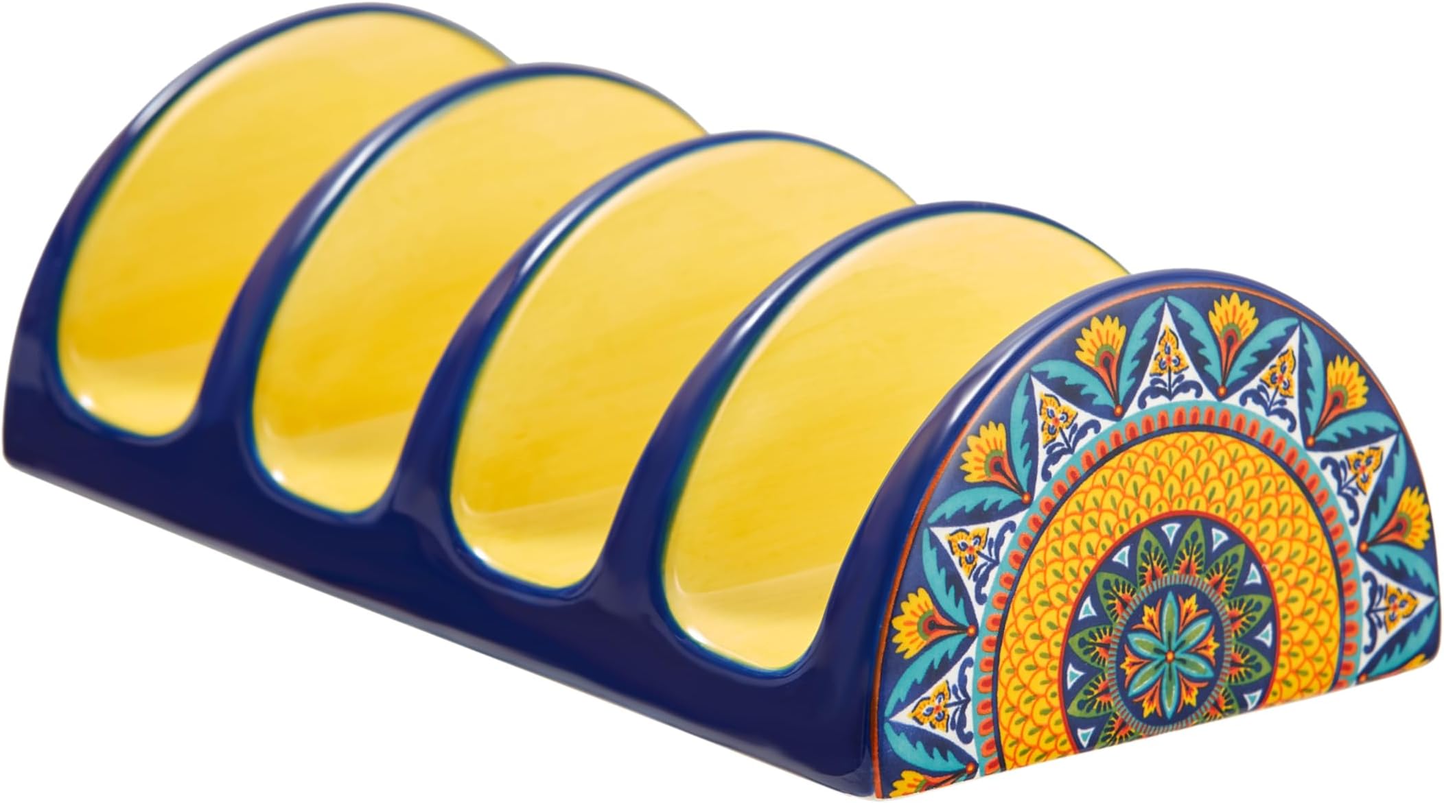 Amazon.com: Bico Havana Ceramic Taco Holder, Taco Stand Rack Tray ...