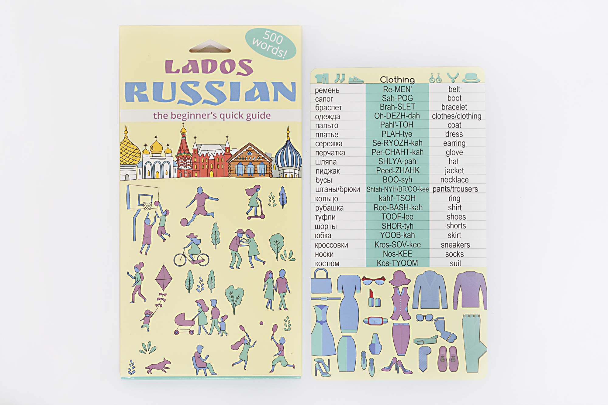 Buy Russian Quick Guide Flashcards, Learn Russian, Russian for Adults ...