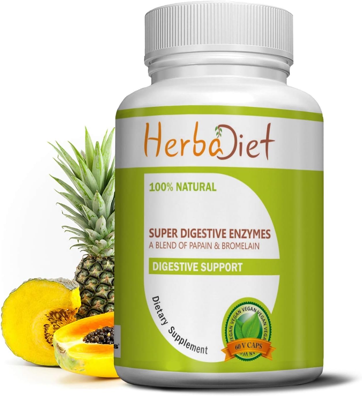 Amazon.com: Digestive Enzyme Supplements | Bromelain & Papain Extract ...