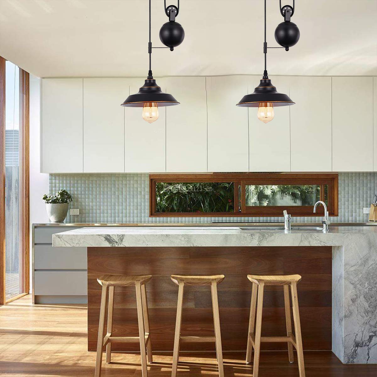 Farmhouse Pulley Pendant Light Buy Pulley Light Pulley Pendant Light