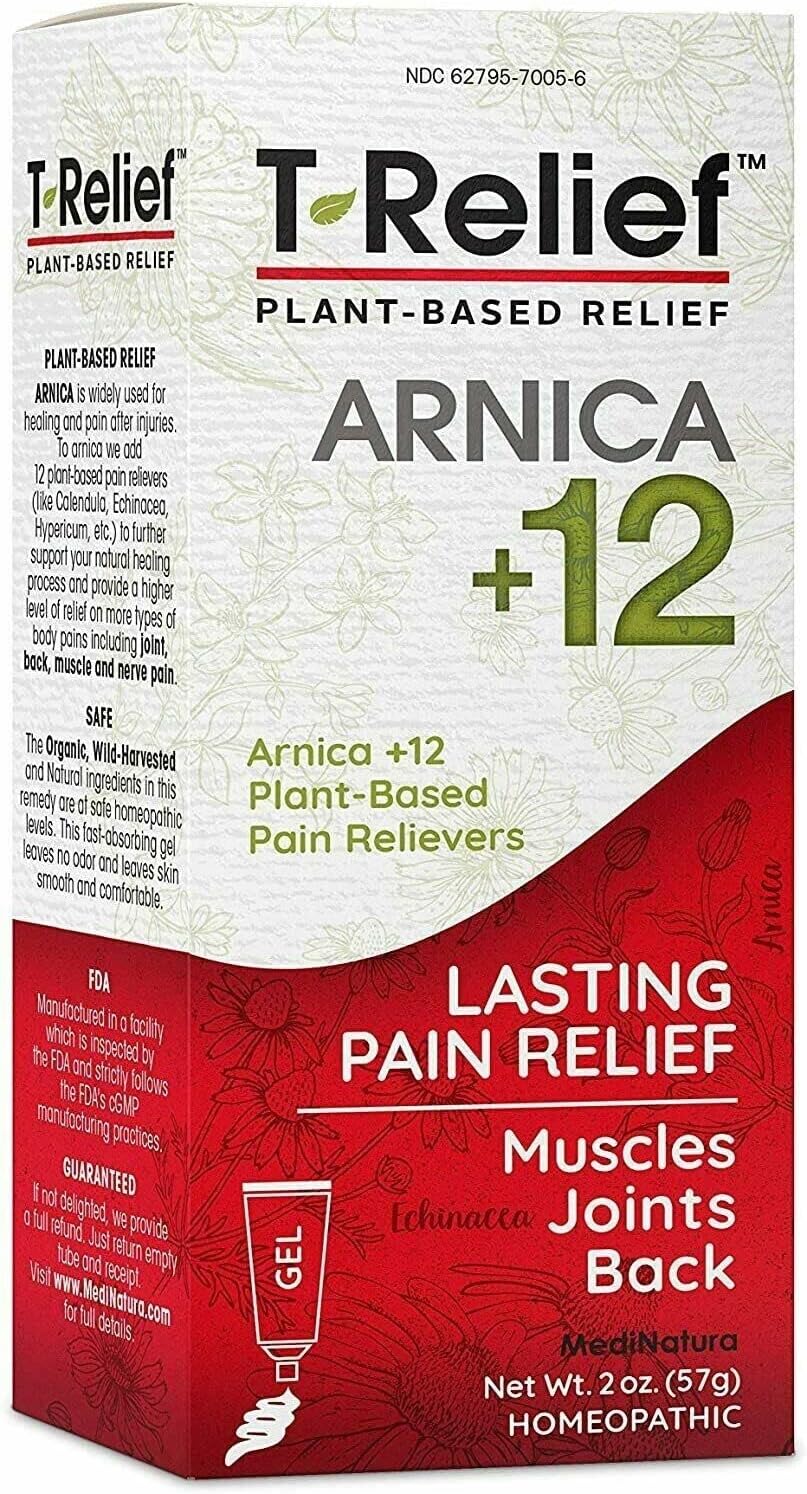 Amazon.com: T-Relief Pain Gel 57 g - 2 oz - Pack of 3 : Health & Household