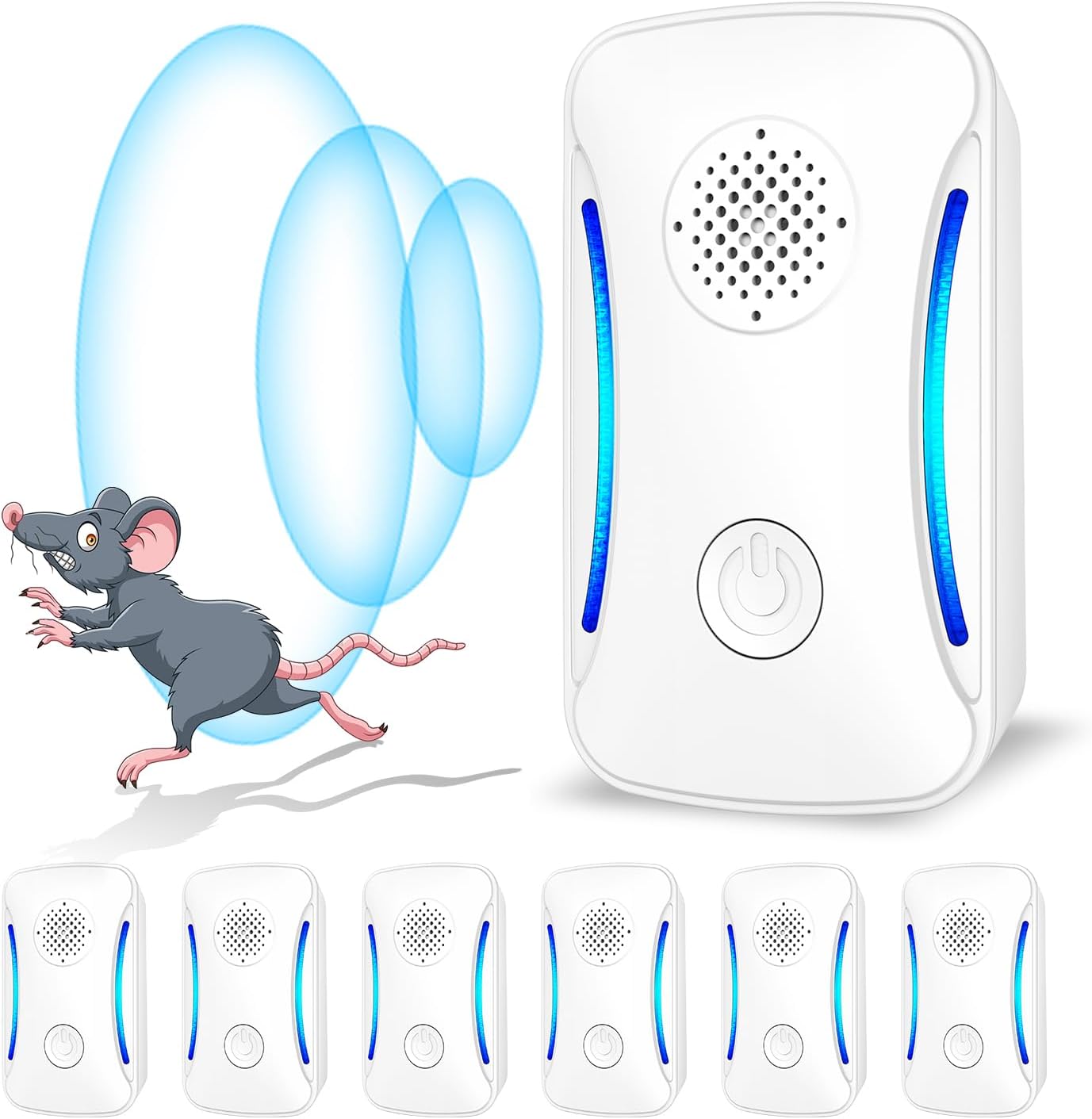 Amazon.com: 2024 Upgraded Ultrasonic Pest Repeller, Indoor Pest ...