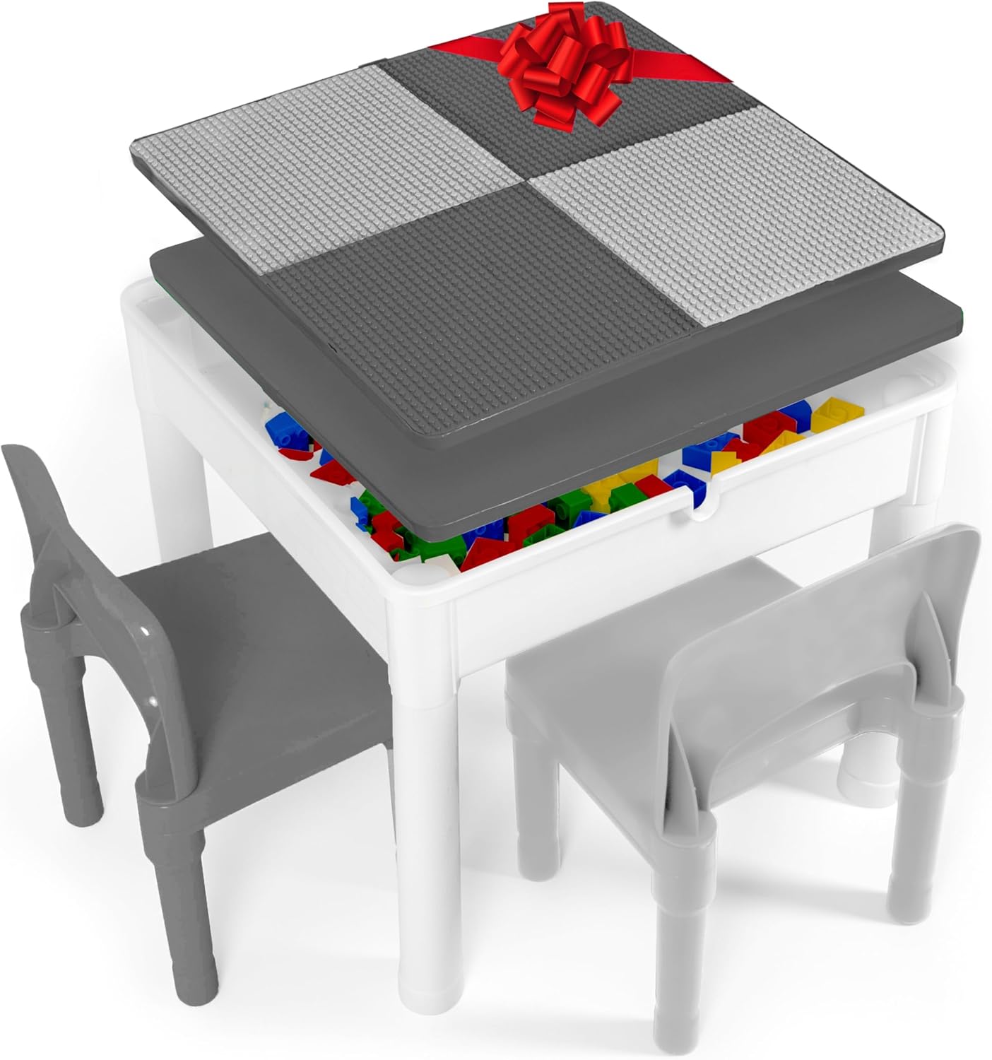 Amazon.com: Play Platoon 5 in 1 Kids Activity Table and Chair Set ...