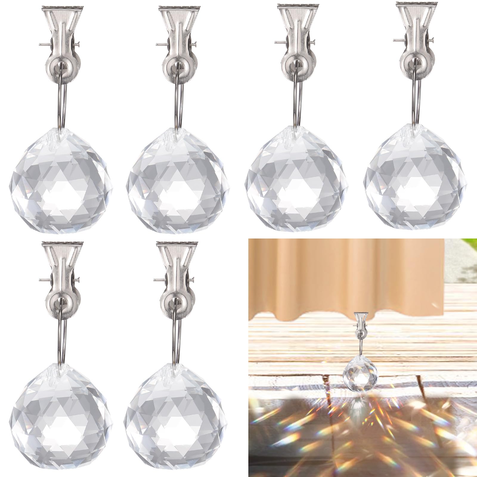 Amazon.com: Biggun 6 Pcs Outdoor Curtain Weights, 3.2oz Heavy ...