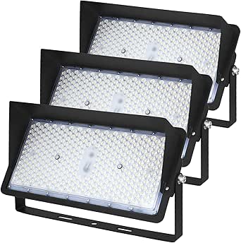 SEURON 3Pack LED Stadium Flood Light Outdoor 300W, 39000LM 1500W ...