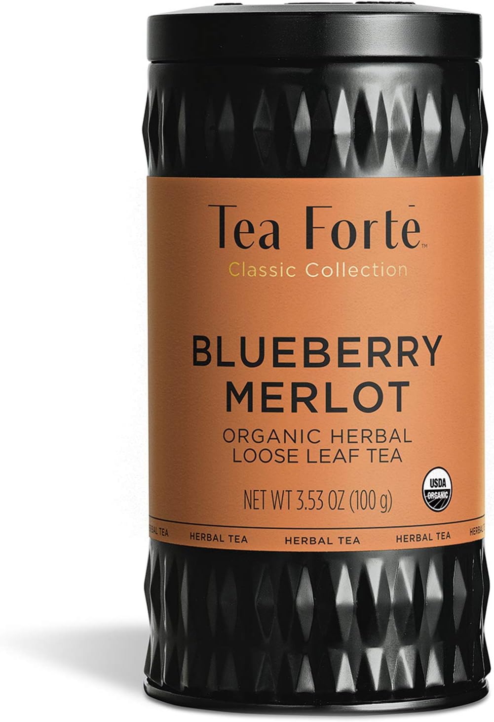 Amazon.com : Tea Forte Blueberry Merlot Organic Herbal Tea, Makes 35-50 ...