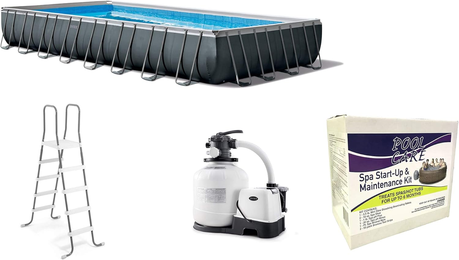 Amazon.com: Intex 32-Foot x 16-Foot x 52-Inch Ultra XTR Outdoor ...