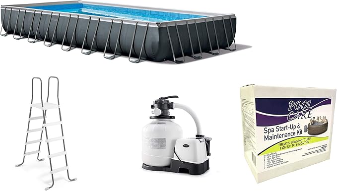 Amazon.com: Intex 32-Foot x 16-Foot x 52-Inch Ultra XTR Outdoor ...