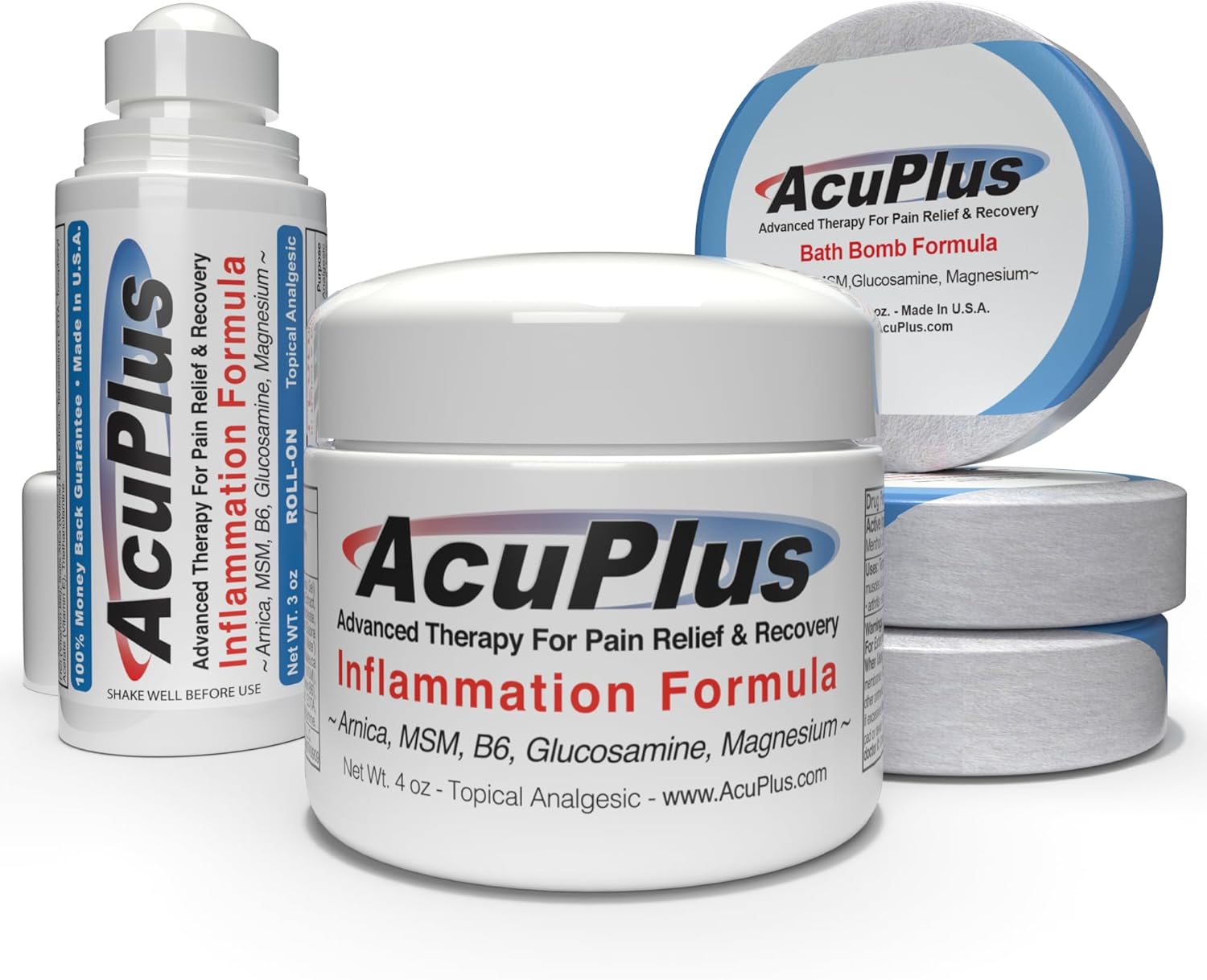 Amazon.com: AcuPlus Advanced Pain Relief Bundle – Soothe Muscle and ...