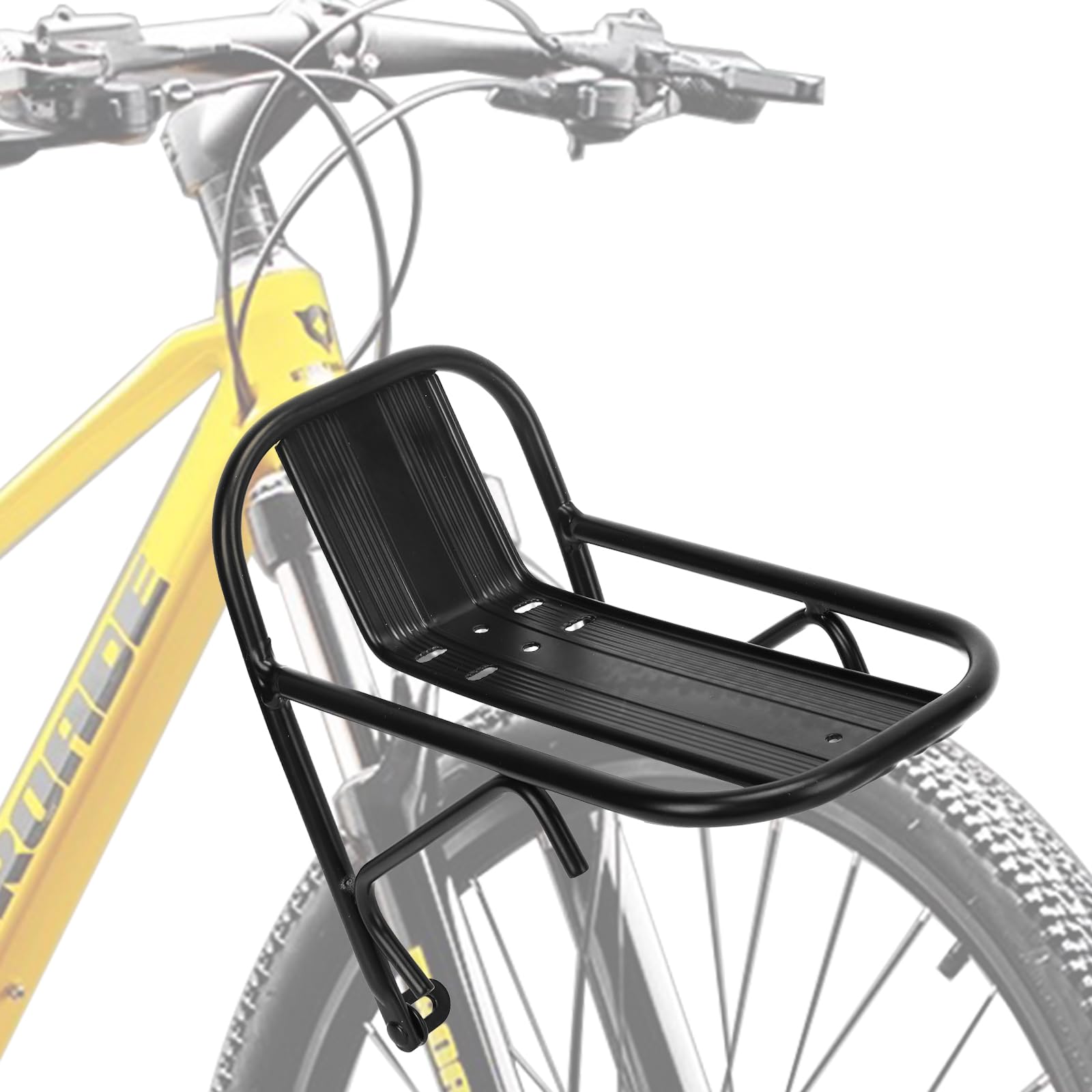 Amazon.com : Kelepu Bike Front Rack Aluminum Alloy Bike Cargo Rack ...