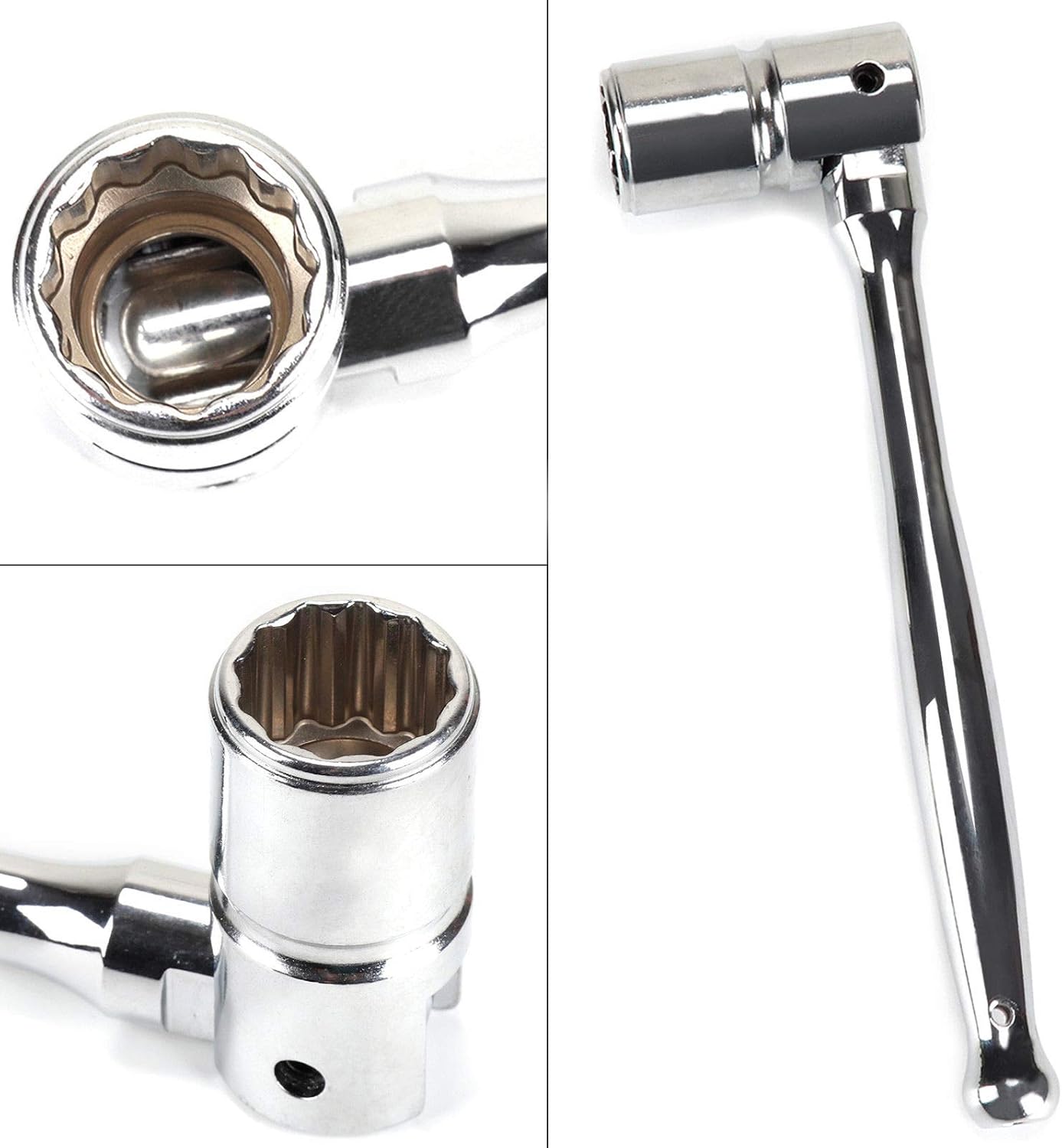 21mm Scaffold Spanner 12 Teeth Swing Over Handle 7/16" Wrench : Amazon ...