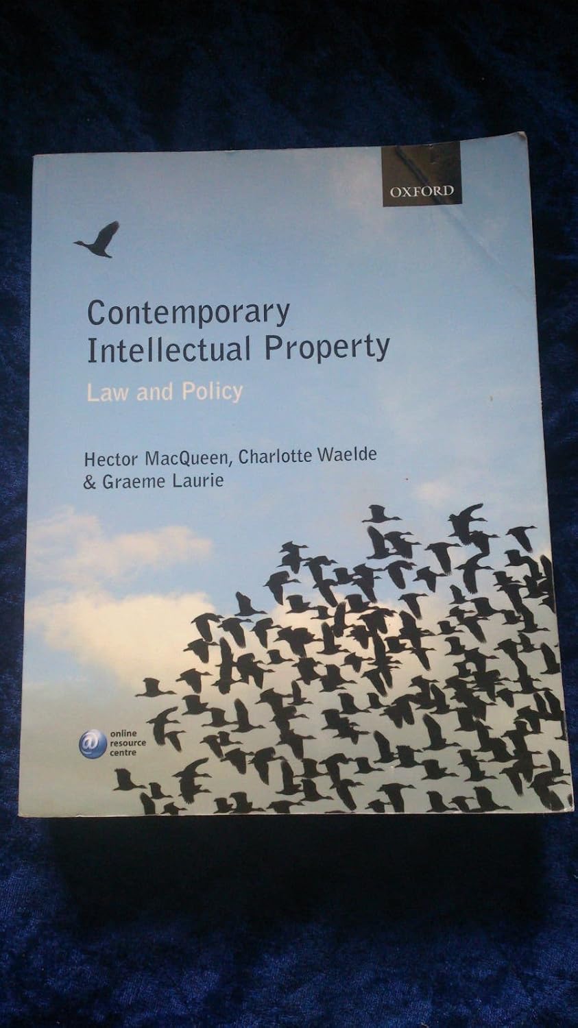 Amazon.com: Textbook on Intellectual Property: 9780199263394: MacQueen ...