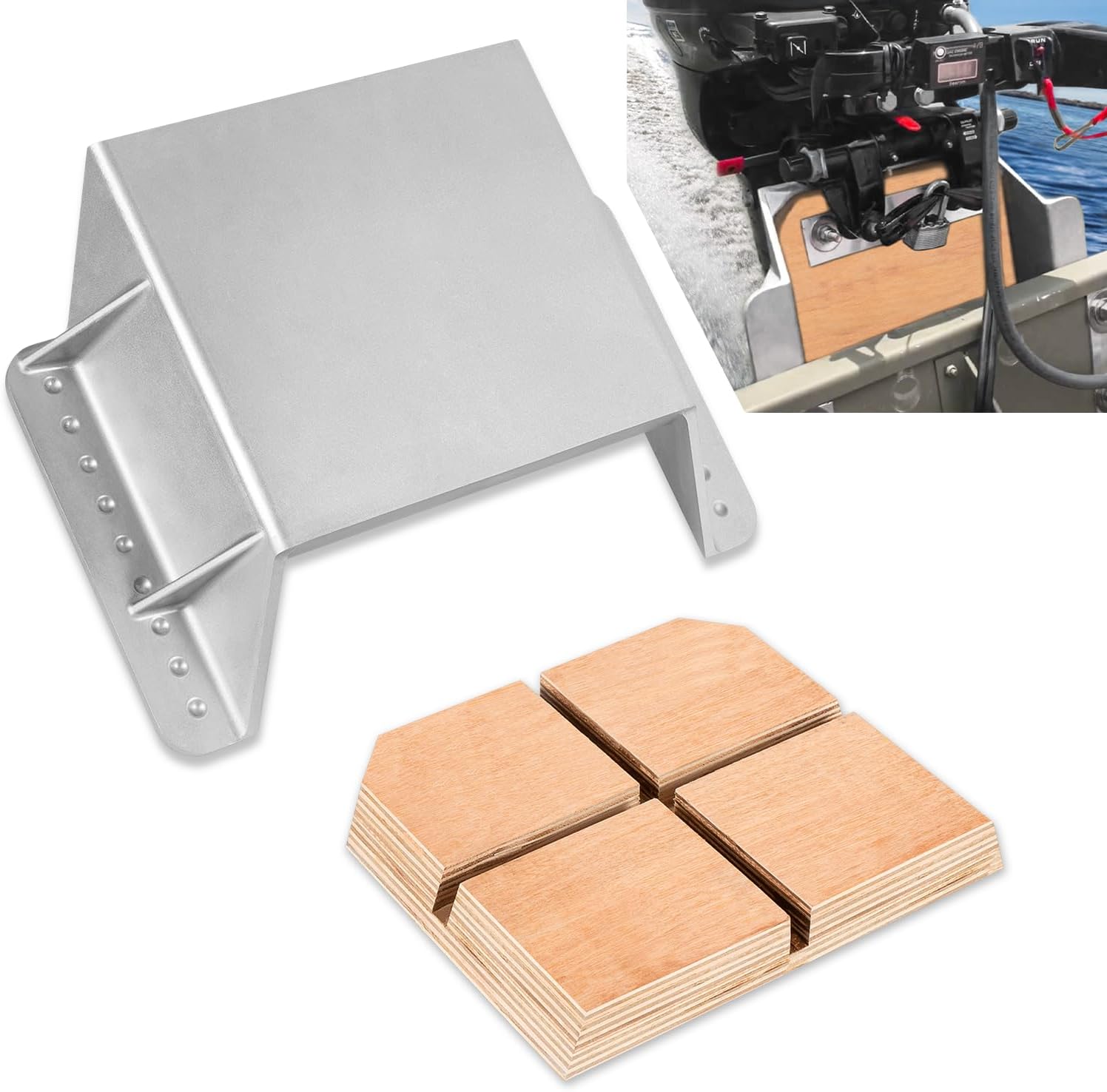 Amazon.com: MJ-1-DP 4'' Setback Small Engine Jack Plates Replacement ...