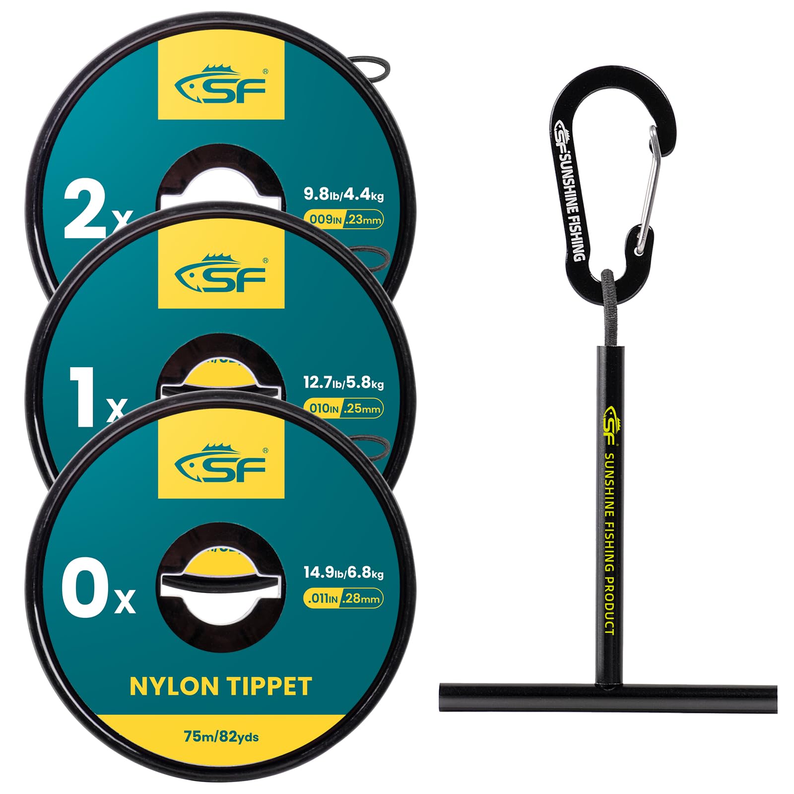 Snapklik.com : SF Clear Monofilament Nylon Tippet Line Fly Fishing