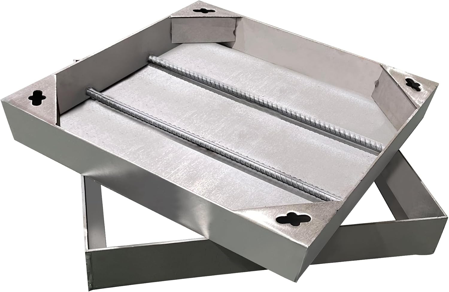 Natotela 24x24 inch Invisible Stainless Steel Manhole Cover and Frame ...