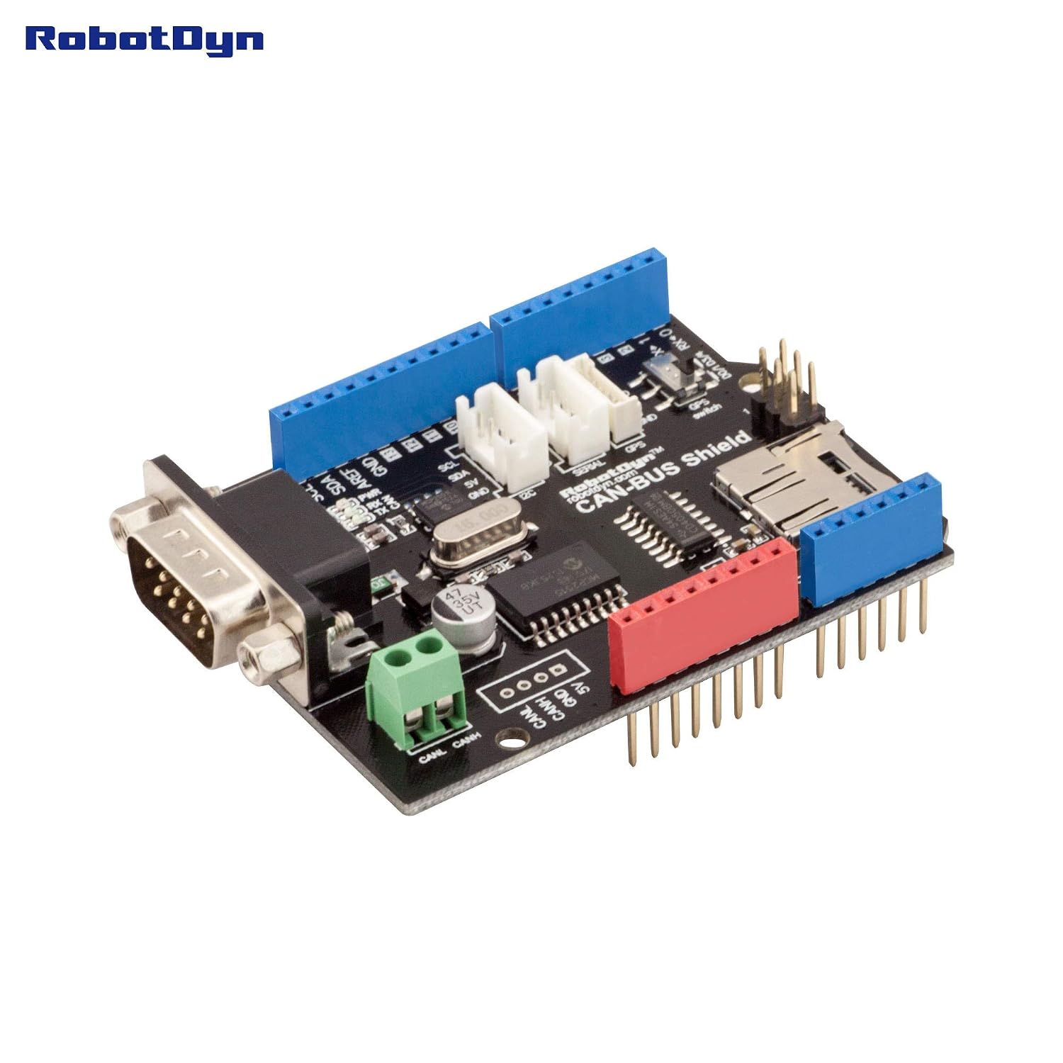 RobotDyn - CAN-BUS Shield. Compatible for Arduino. MCP2515 (CAN ...