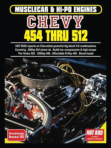 MUSCLECAR & HI-PO ENGINES Chevy 454 thru 512: Brooklands Books Ltd ...