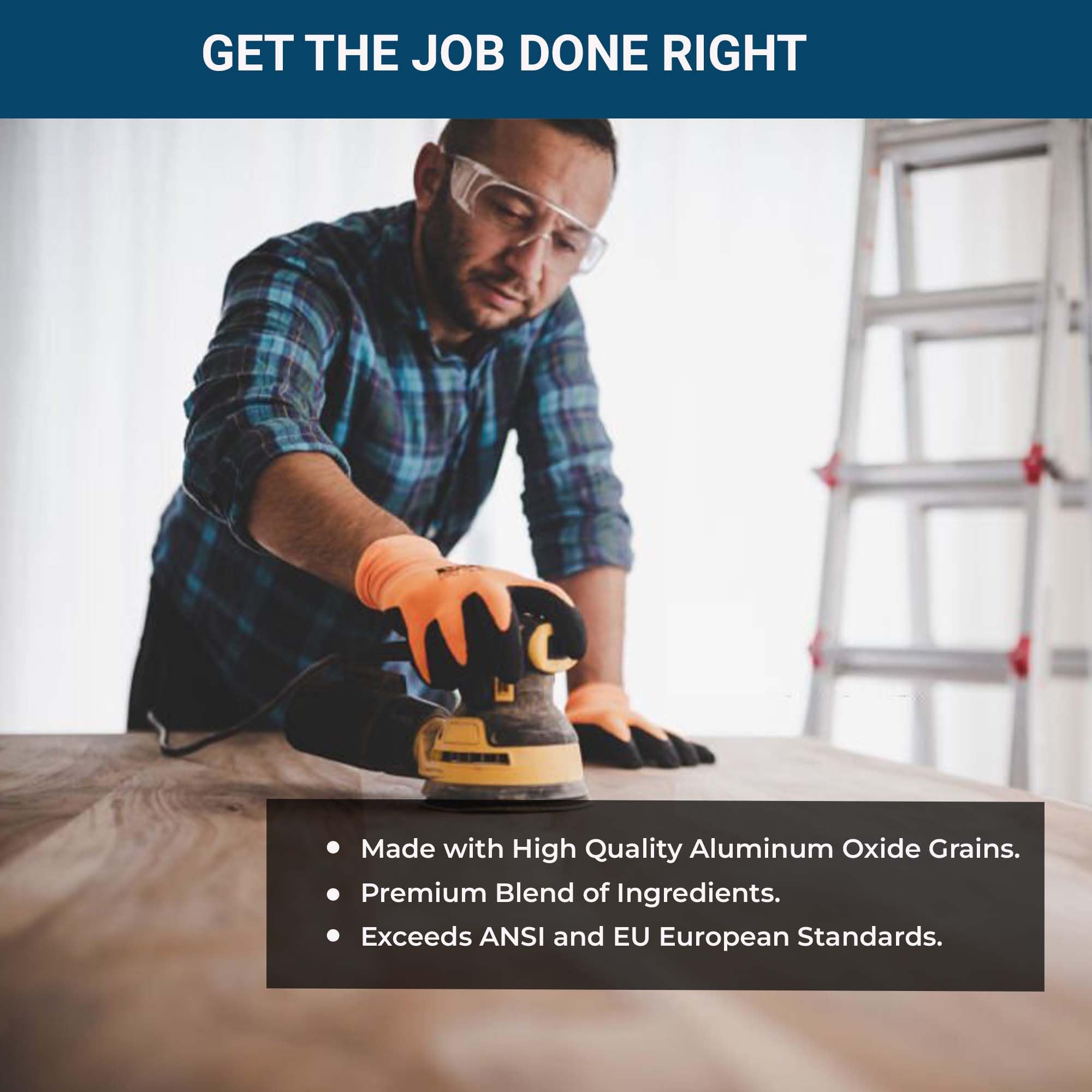 Snapklik.com : Benchmark Abrasives Professional PSA Gold 5 Inch Sanding ...