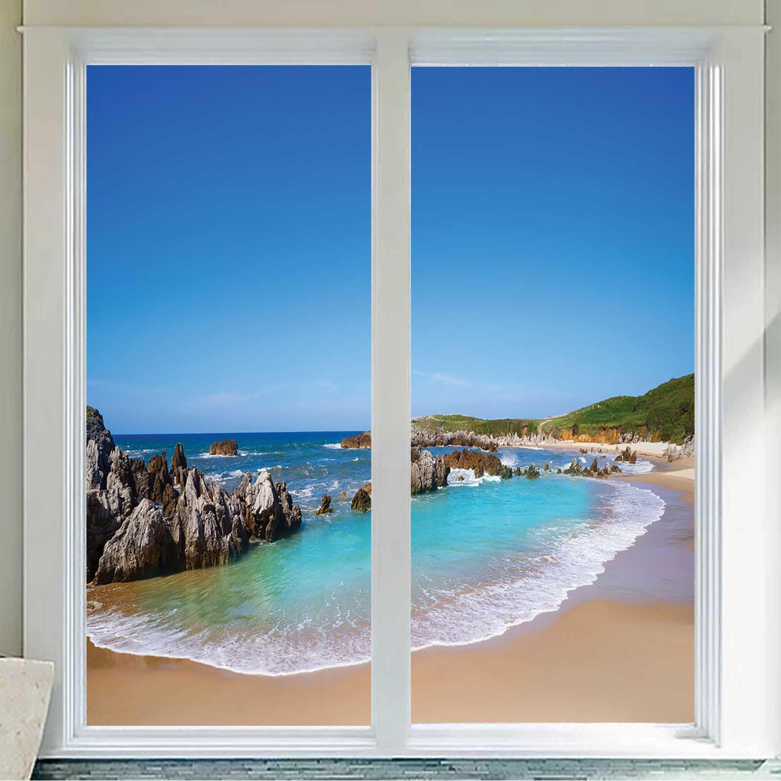 Beach Glass Window Wanderer Window With Stand And Dividers – Bling
