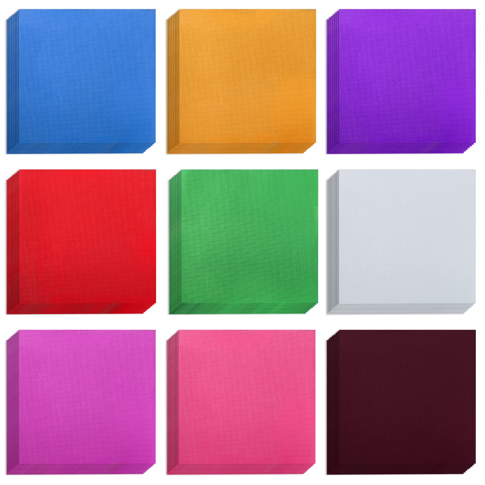 Amazon.com: ZEAYEA 900 Pcs Foil Chocolate Candy Wrappers, 9 Colors ...