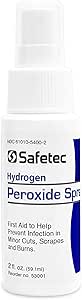 Safetec Hydrogen Peroxide Spray, 2 oz. Spray Bottle (24 Bottles/case ...