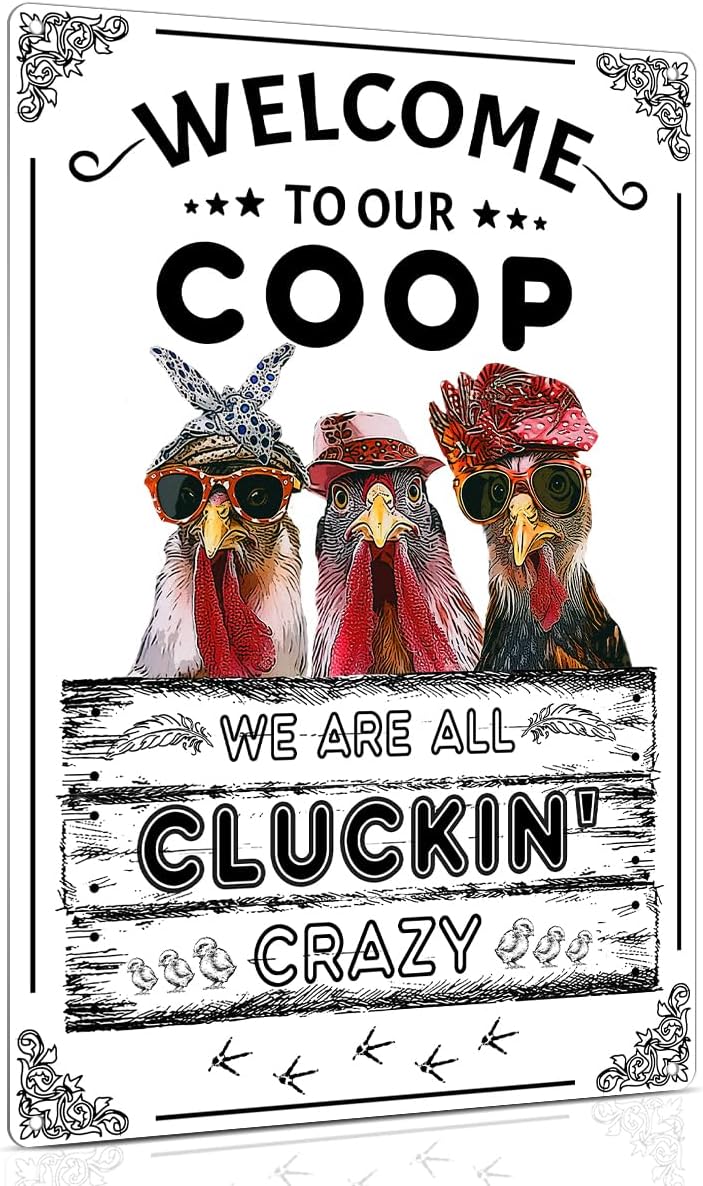 Amazon.com: Vintage Chicken Sit On The Toilet And Read The Newspaper ...