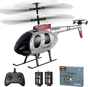 Amazon.com: SIMREX RC Helicopter,Remote Control Helicopter Toy for Kids ...