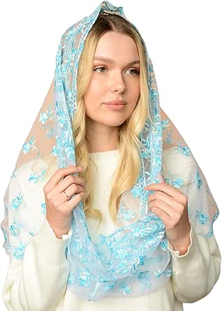 Maria Veils Catholic Mantilla Mass Infinity Church Lace Chapel ...