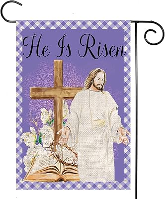 Amazon.com : Home4Ever Easter Garden Flag - 12.5 x 18 Inch Easter ...