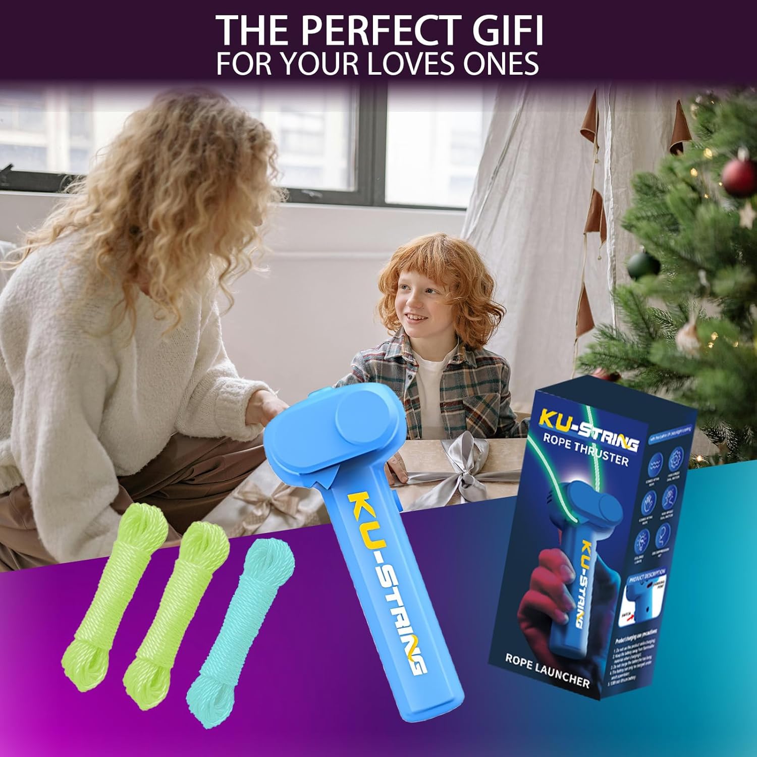 Revolutionary Blue String Rope Launcher Loop Fidget Philippines | Ubuy